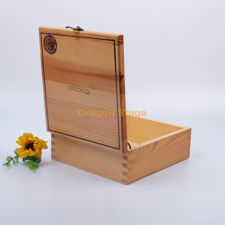 Wooden Box factory customized Wholesale Custom Pine Wood Decorative ...