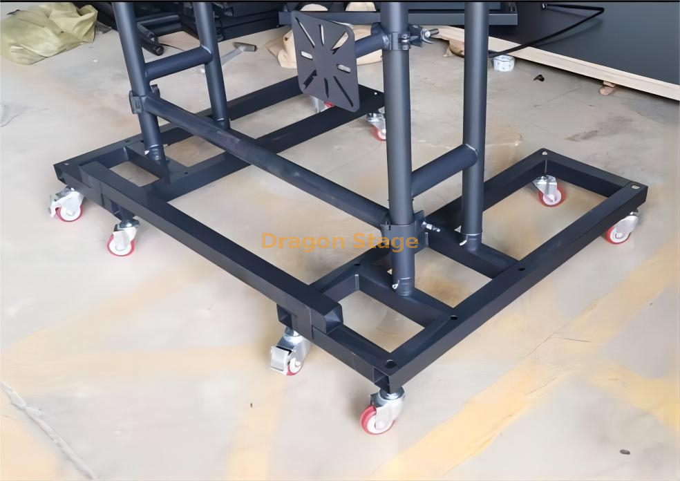 New Design Aluminum Portable Mobile Led Stack Truss with Wheels from ...