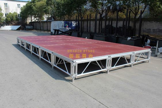 4x4ft Custom Portable Adjustable Moveable Stage Platform 4.88x7.32m ...