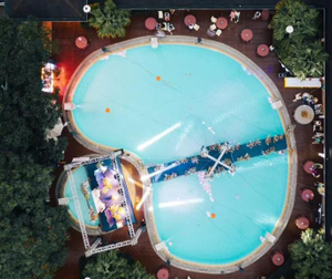 Stage with Glass Truss Stage for Swimming Pool Event Wedding Church ...