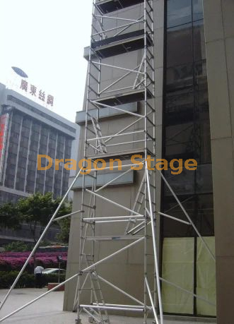 typical double scaffolding with hanging ladders from China, typical ...
