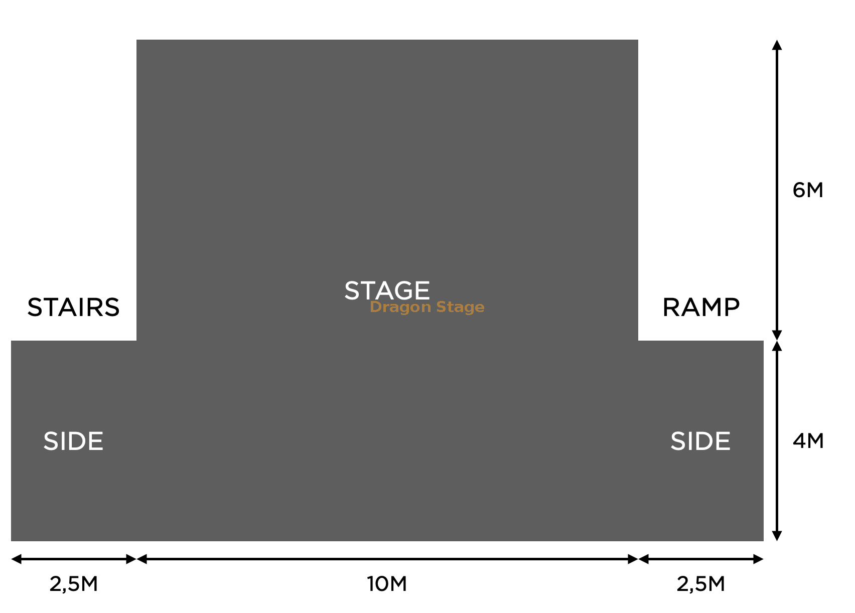 Custom Portable T Stage for Fashion Exhibition with Stairs And Ramp ...
