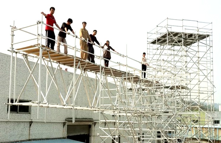 what is aluminum scaffolding guard rail - DRAGON STAGE